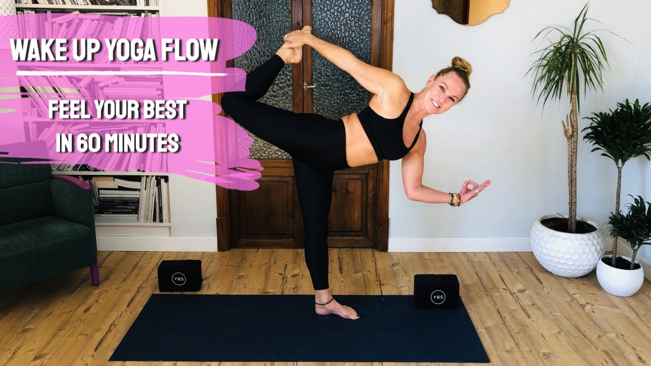 Wake Up Yoga Flow, 60 Minutes, Feel Your Best Self - YouTube