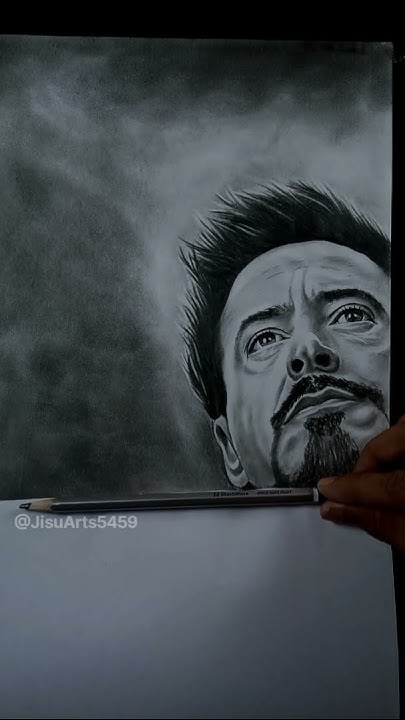 Drawing Ironman Tony Stark Tutorial Shorts Youtube