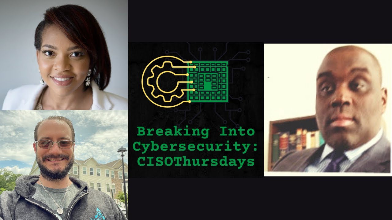 #CISOThursday - Breaking into Cybersecurity: Professor Roger Whyte 6.16 ...