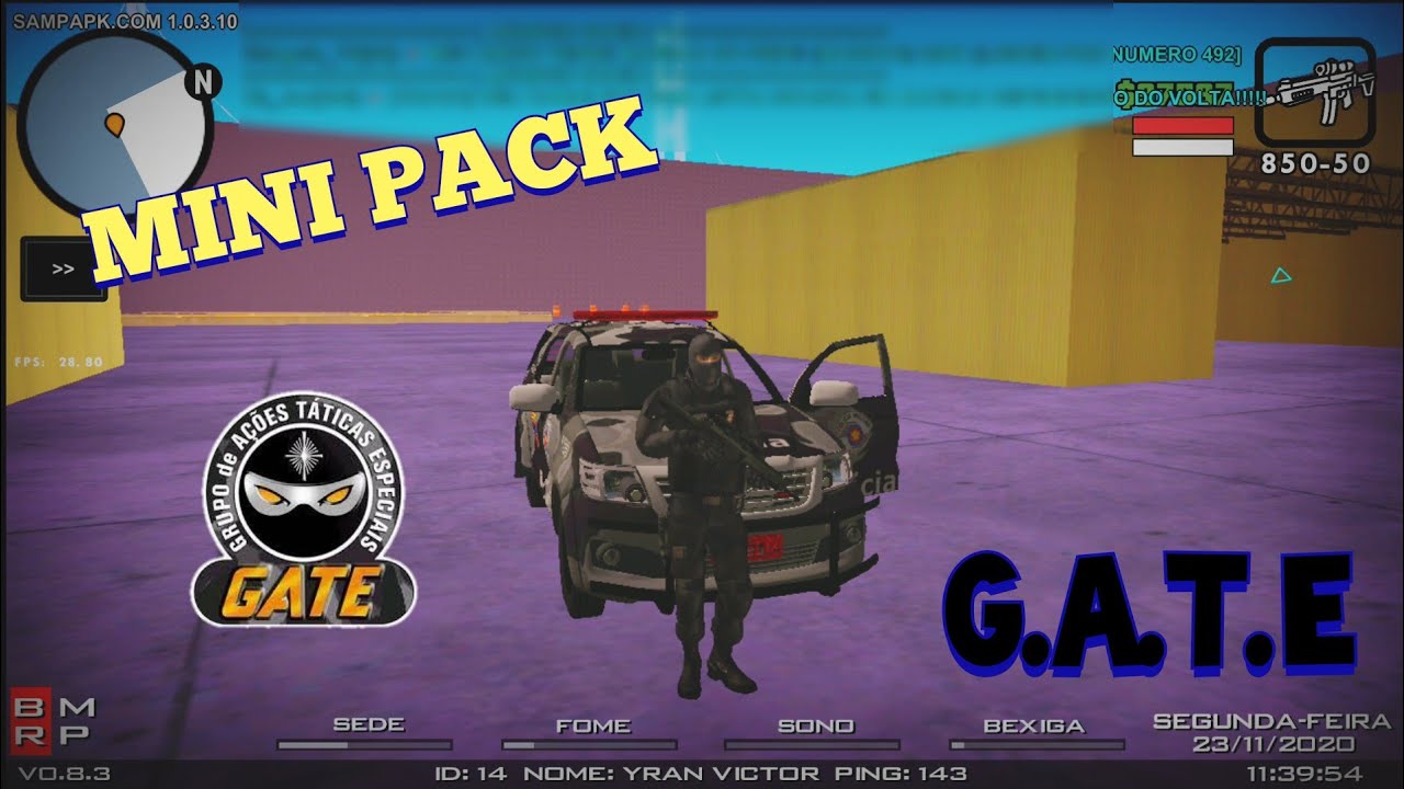 MINI PACK DO GATE PARA GTA SA ANDROID - YouTube