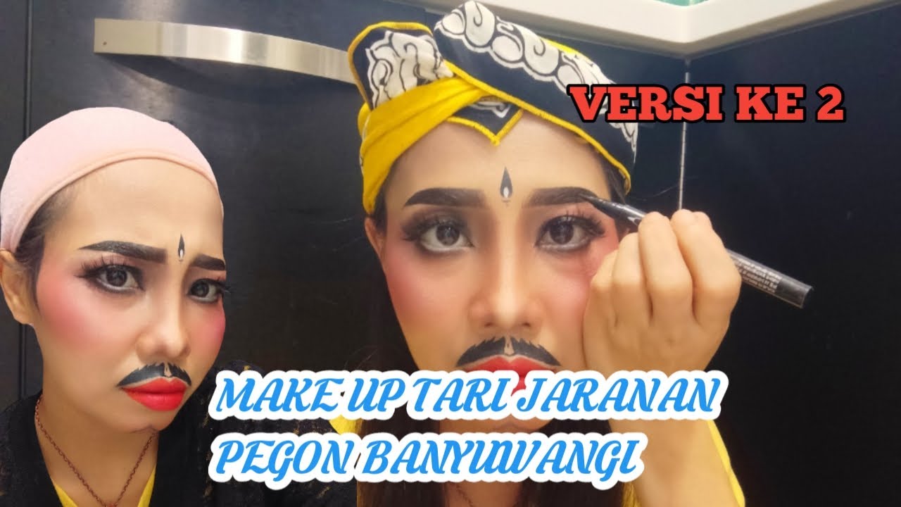 Make up tari jaranan Pegon banyuwangi versi ke 2 - YouTube