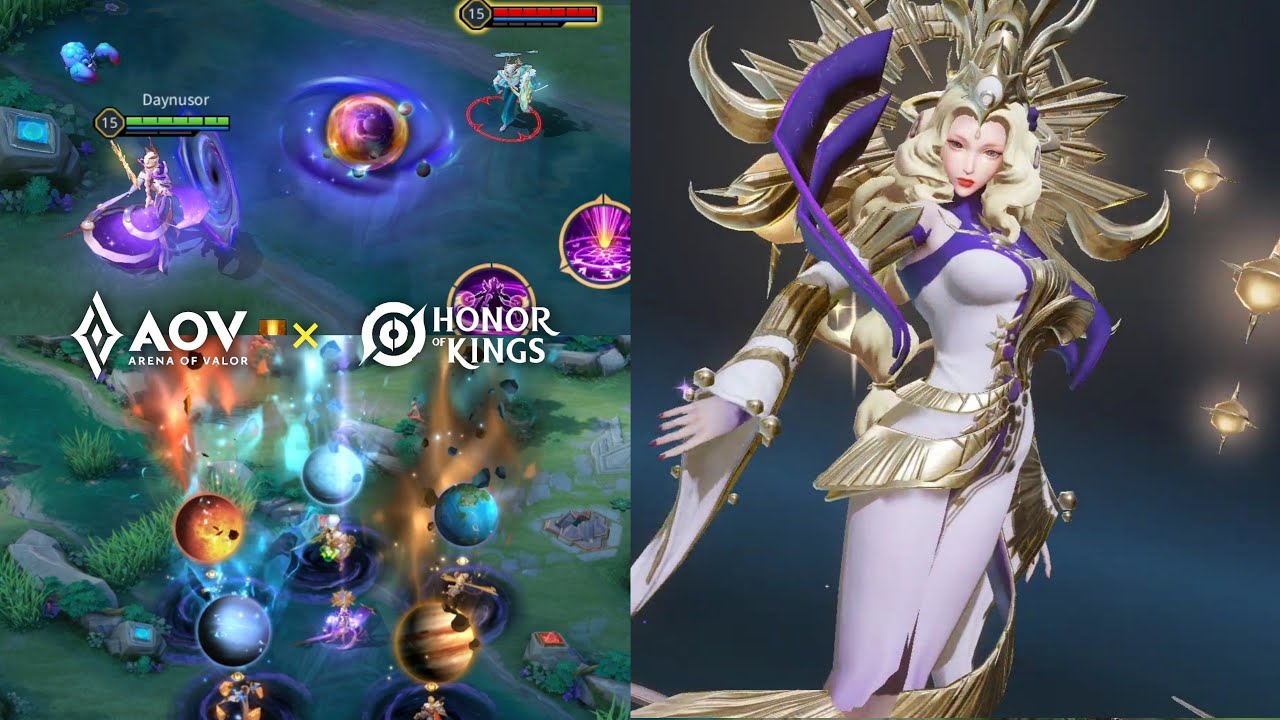 AOV New Skin Ilumia - Nyxus | Twin Skin Wu Zetian Honor/Mythical HoK ...