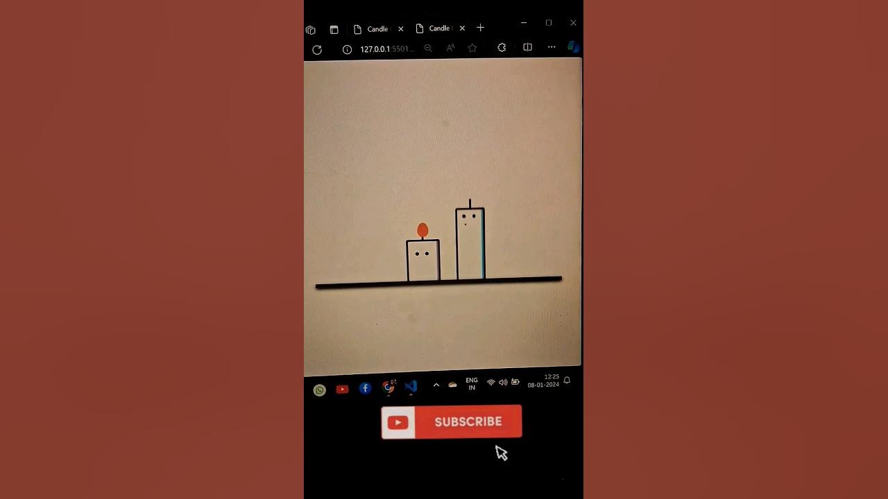 Candle Animation Using Html Css Html Webdesign Webdevelopment Css Coding Ytshorts Shorts