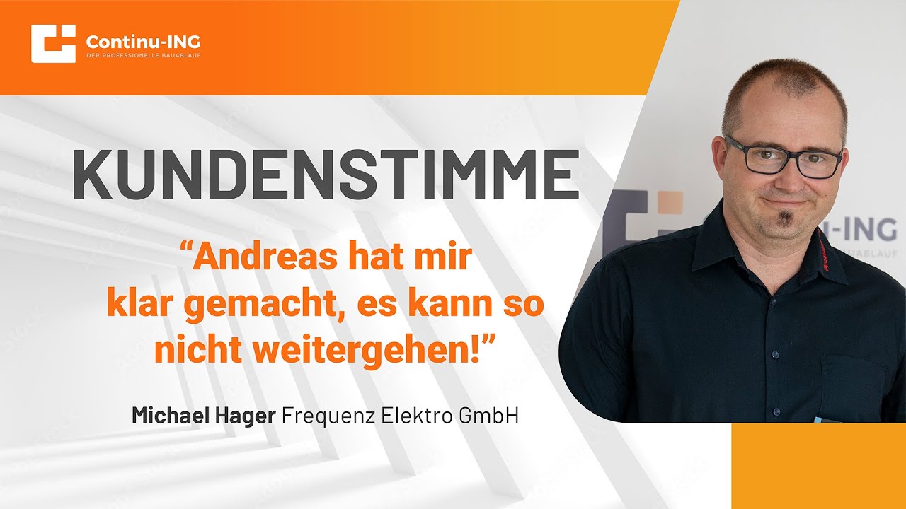 Kundenstimme: Michael Hager - Frequenz Elektro GmbH - YouTube