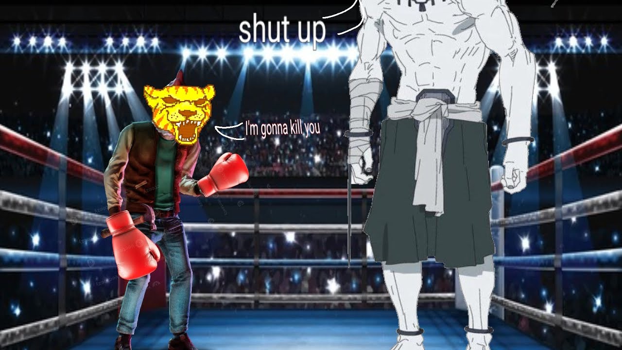 Jacket fights the Divine General Mahoraga in a boxing match - YouTube