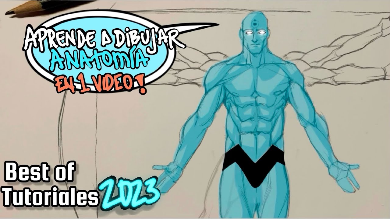 🎨 🤯 Mis mejores tutoriales del 2023 / anatomía práctica masculina / JORGE ARTBY 🔥 - YouTube