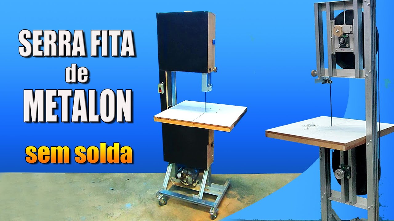 Serra fita de metalon sem solda - YouTube