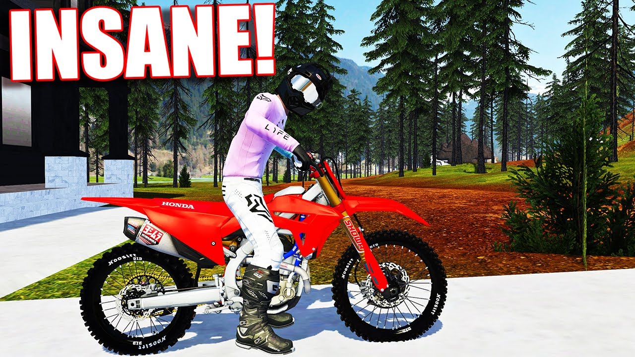 CAN A TURBO CRF1000RR DIRTBIKE COMPLETE THIS CHALLENGE? (MXBIKES) - YouTube