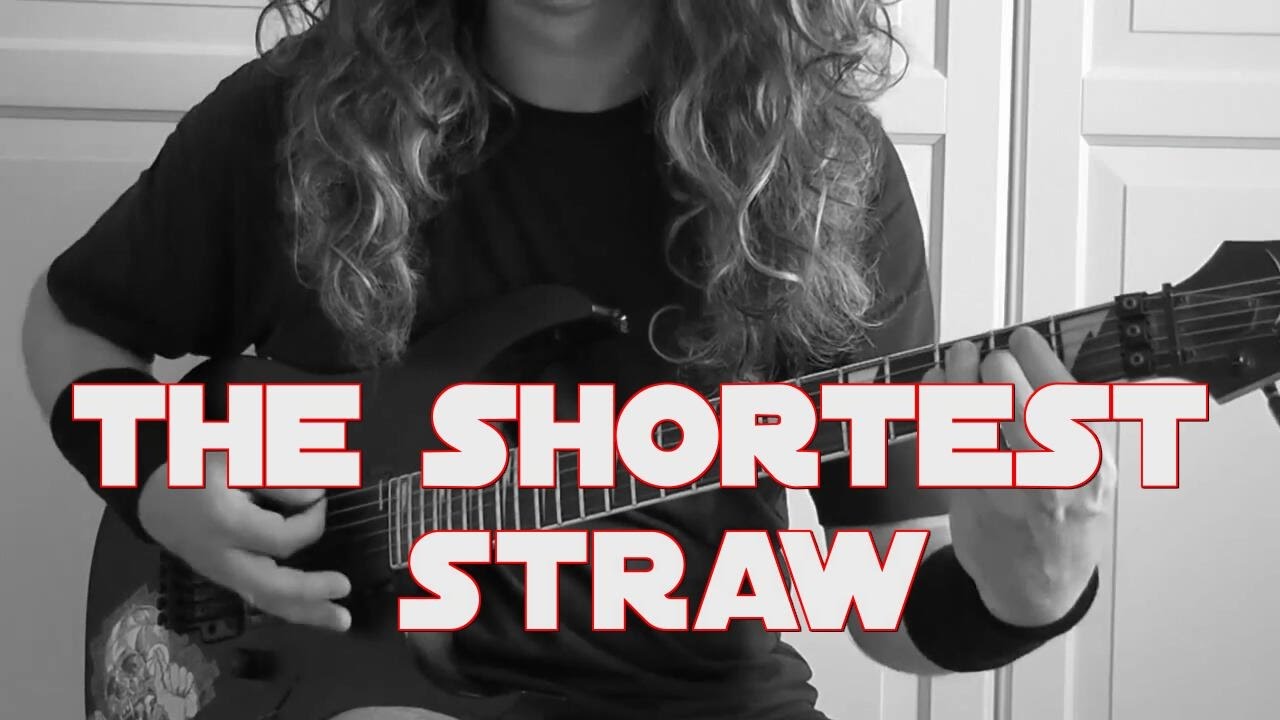 the shortest straw , metallica guitar-cover - YouTube