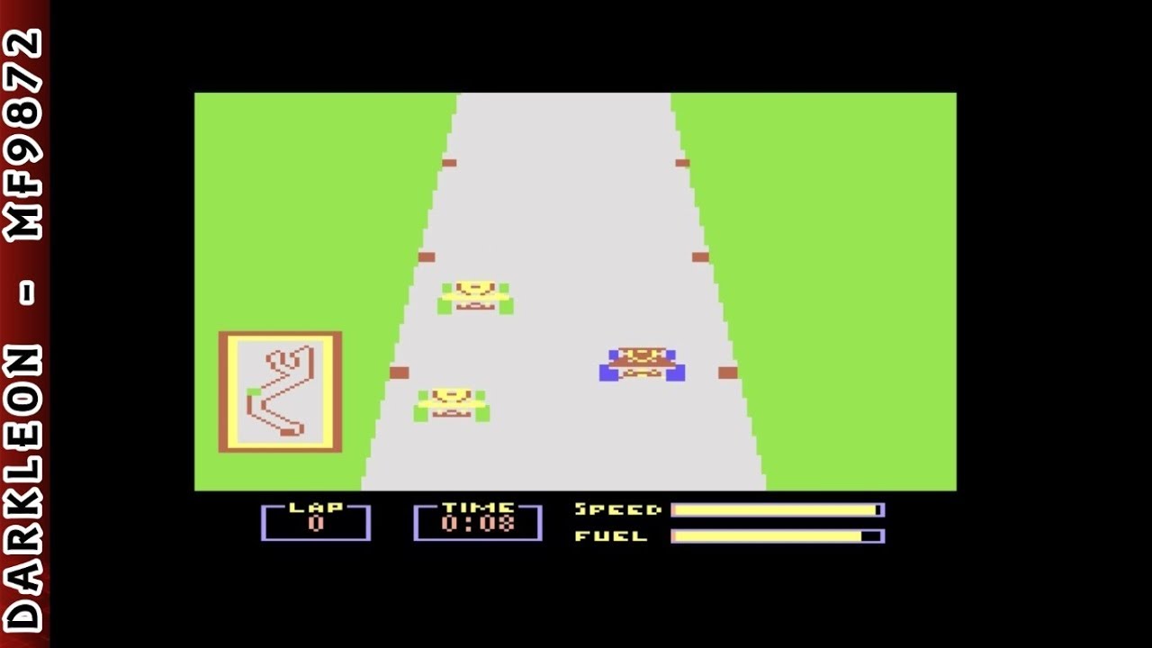 Commodore C64 - Pitstop (1983) - YouTube