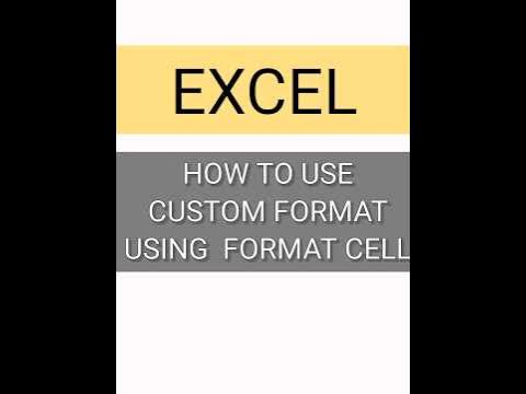 excel format cell, custom formating #msoffice #tricks #excel #exceltips #exceltricks #exceltech ...