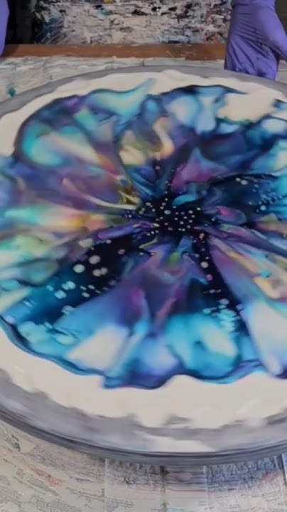😍🎨 Woohoo! Master heavy fluid art with me! Full tutorial video posts ...