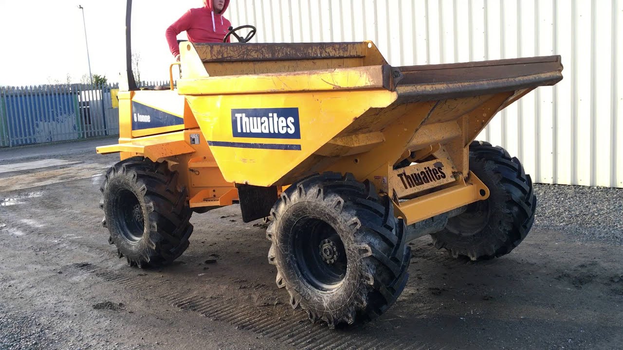 THWAITES 6 TON STRAIGHT SKIP DUMPER - YouTube