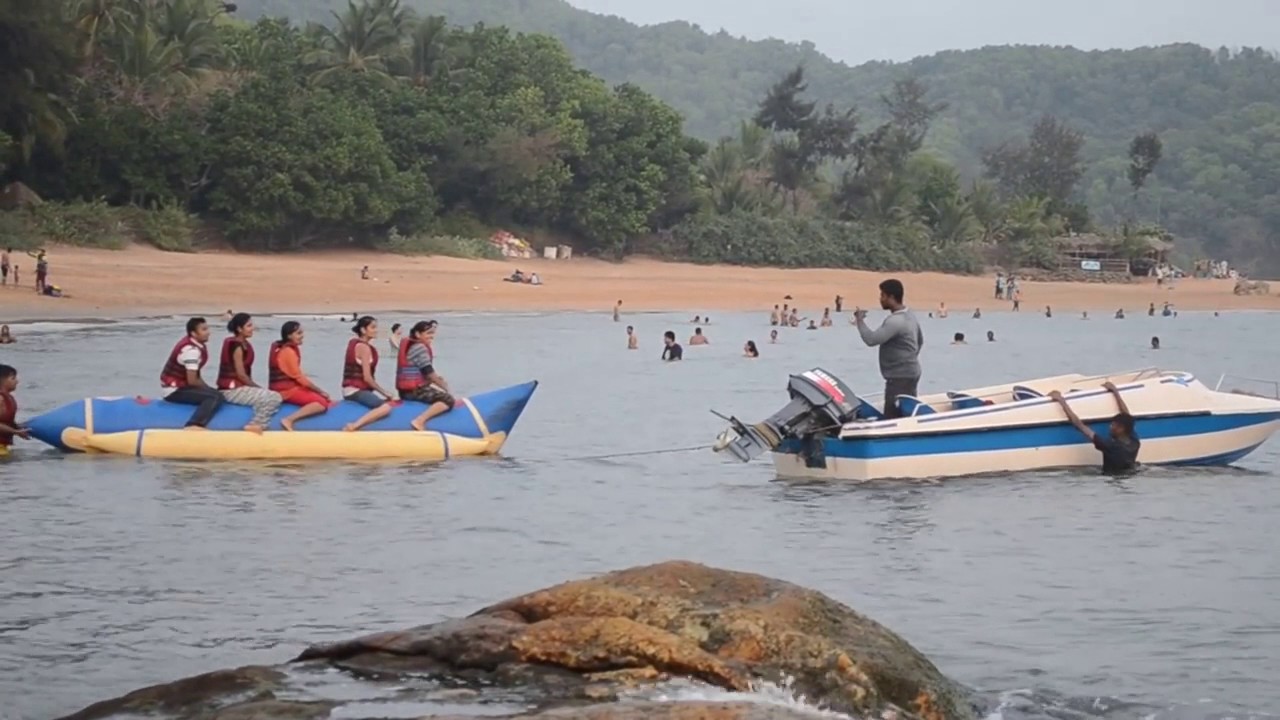 Banana Rides at Gokarna Beach Karnataka - YouTube