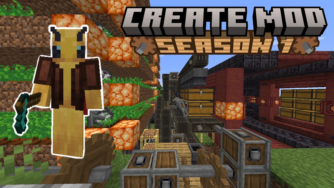 Minecraft Create Mod | Modded Minecraft 1.19 | GIANT Auto Farms | 2 ...