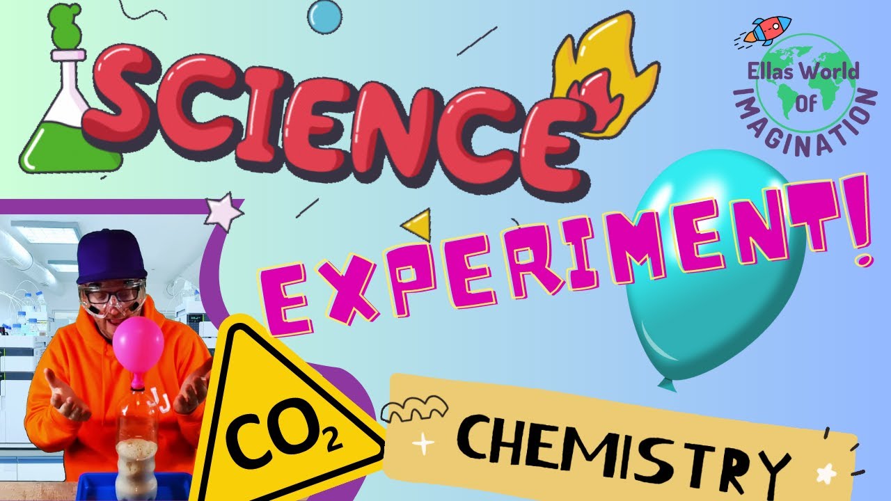 Easy Science Experiment For Kids - Balloon Bottle Chemical Reaction ...