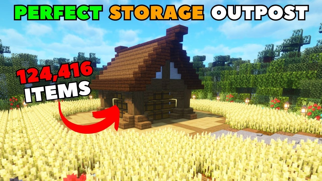Minecraft: The Perfect Outpost Tutorial (how to build 1.21) - YouTube