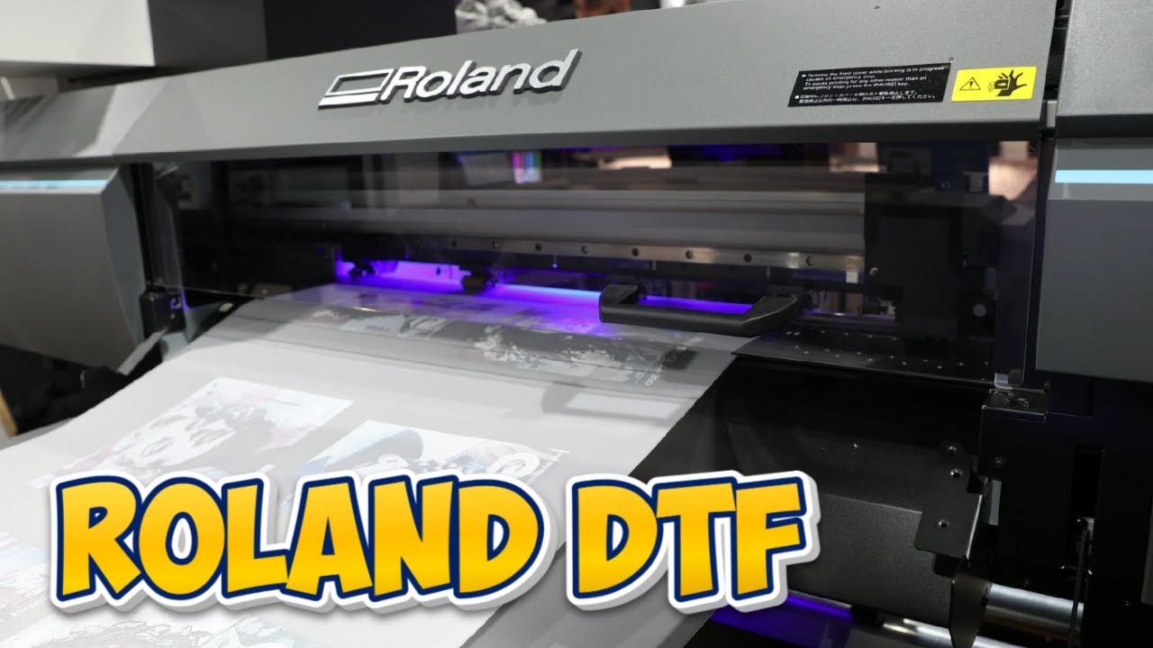 An Up-Close Look at the Roland TY-300 DTF Printer - YouTube