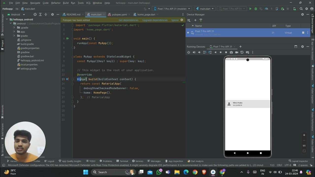Usage of flutter package slidable - YouTube
