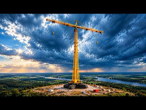 The Tallest Freestanding Crane on Earth Has Nothing Bolting It to the Ground