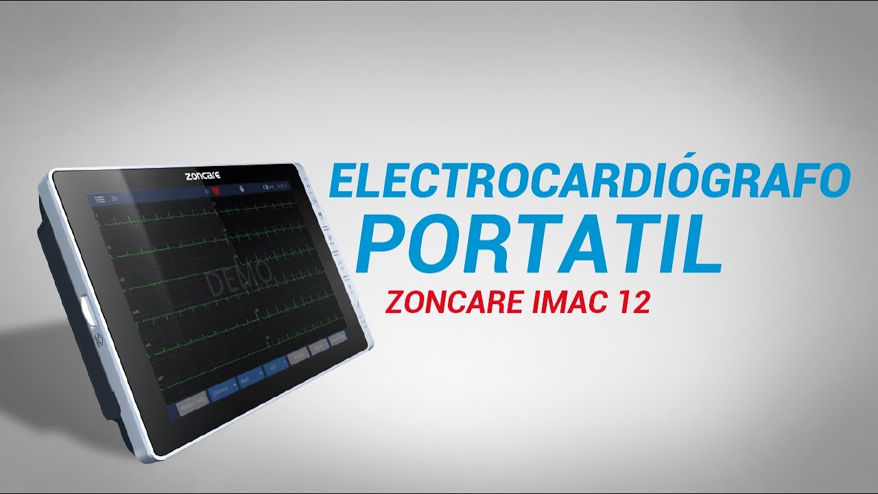 Electrocardiógrafo IMAC 12 ZONCARE I KENDAL IMPORT - YouTube
