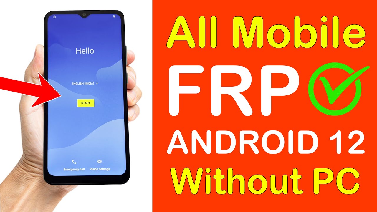 ANDROID 12:- All Mobile Phones FRP UNLOCK (without pc) | Android 12 Go ...