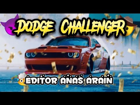 Dodge Challenger l🤠l fully customise edit ll exhaust ll cinematic dog ...