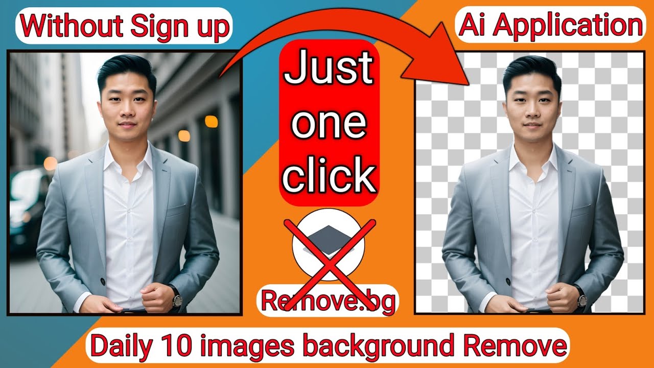 Remove photo background in mobile | Just one click | How to change ...