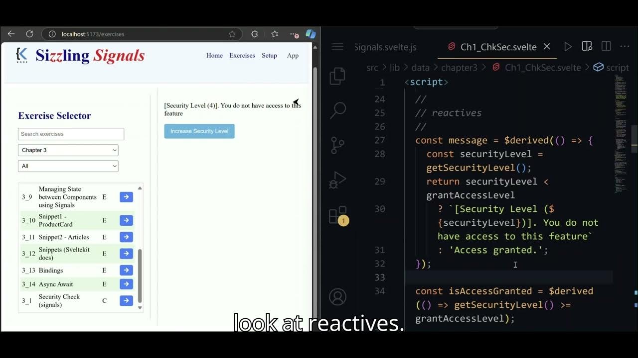 Sizzle Chapter 3 Challenge 1 : Solution - YouTube