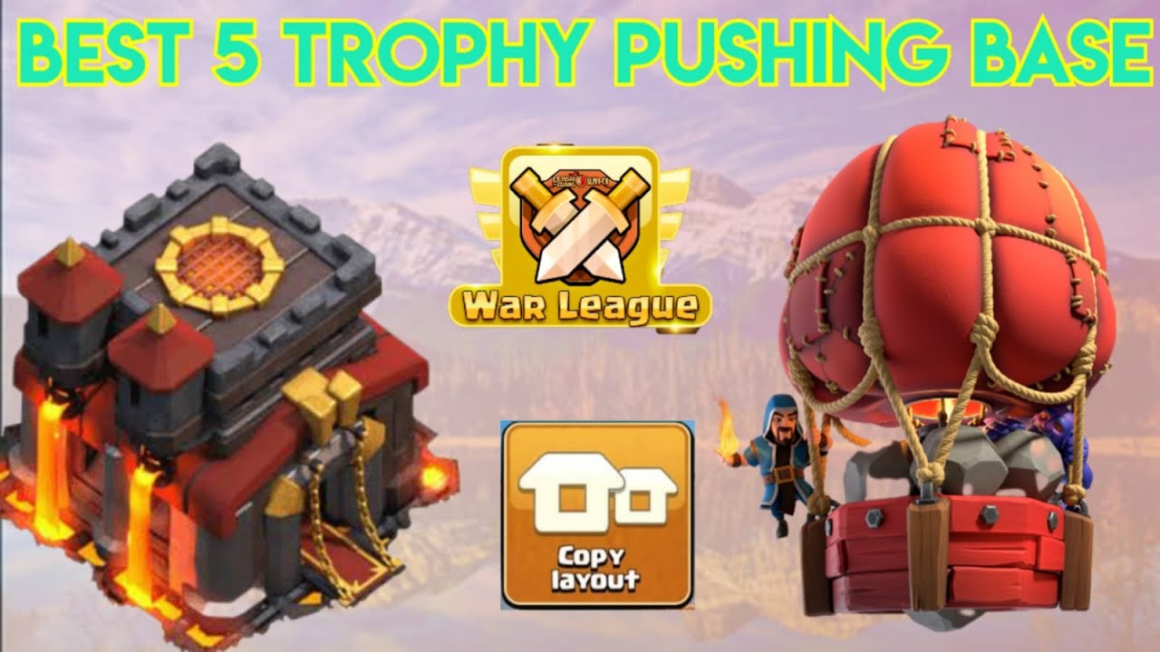 MAY 2023 I BEST TROPHY PUSHING BASE I NEW TH 10 THOPHY PUSHING BASE ...
