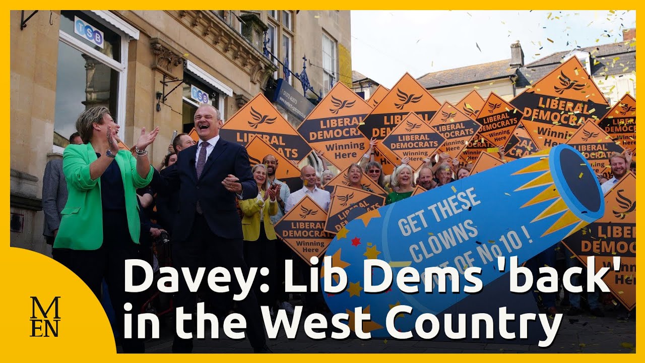 Lib Dem by-election win: Ed Davey says they're “back in the West ...