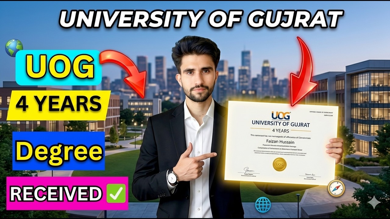 UOG Ki Degree Mill Gai || Congratulations || University of Gujrat (UOG ...