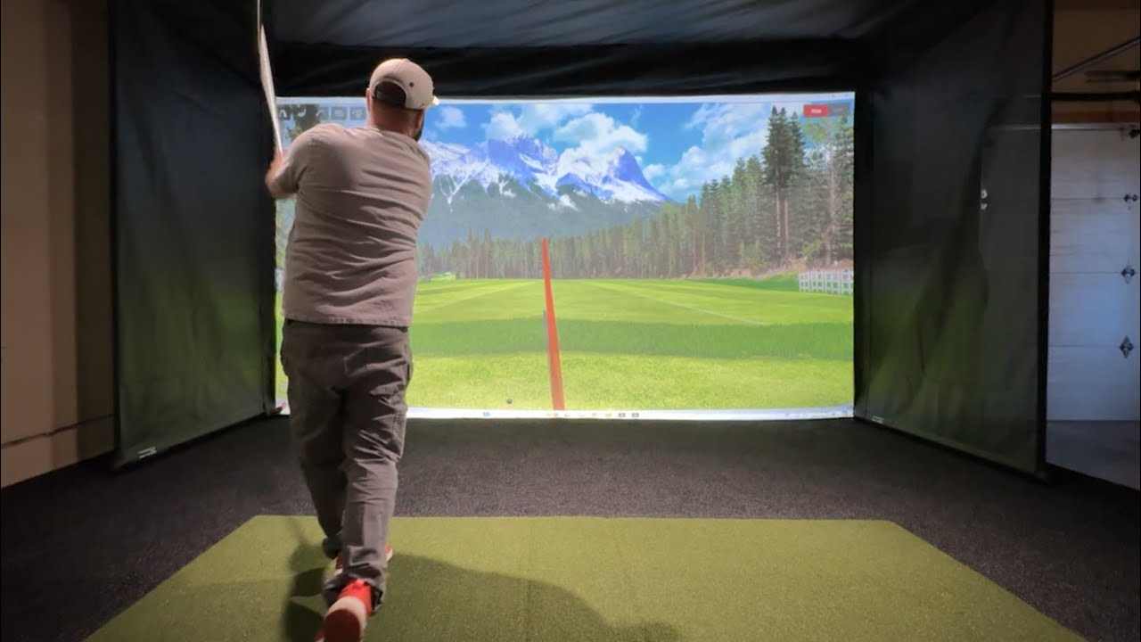 Virtual Tee installs a retractable golf simulator made by The Sports ...