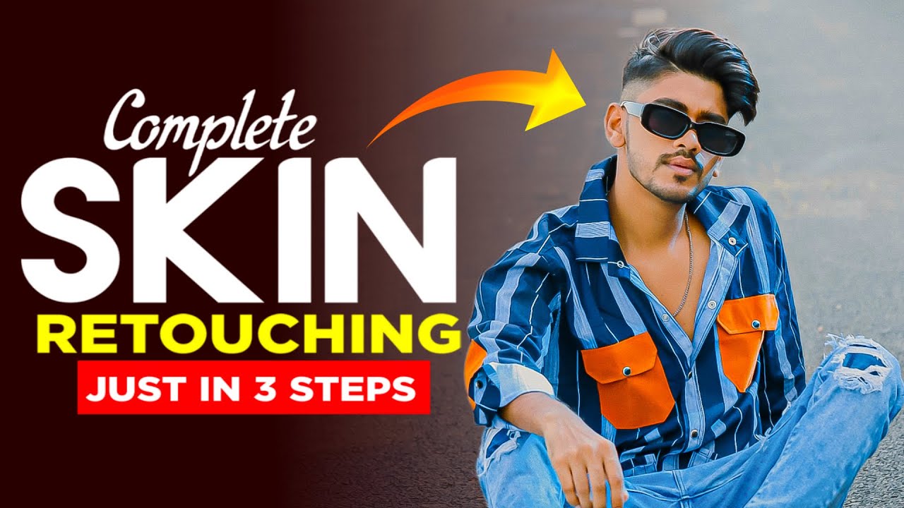 Complete Skin Retouching in mobile tutorials | edit with gupta - YouTube