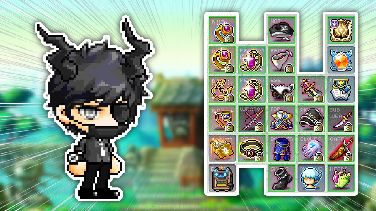 MapleStory - 70k Dual Blade Gear Commentary (Reg Server) - YouTube