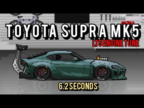 PIXEL CAR RACER - TOYOTA SUPRA MK5 (6.2seconds) LT5 ENGINE TUNE - YouTube
