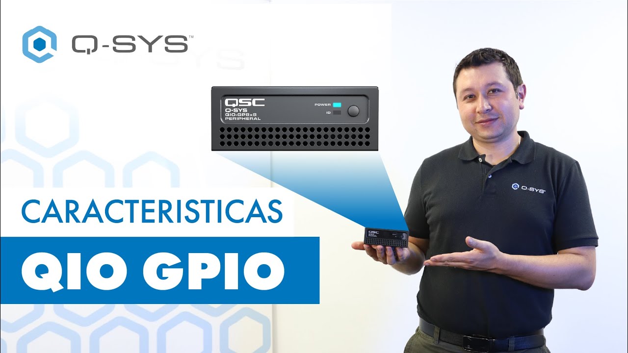 Expansor QIO GPIO Q-SYS 🚀 | Amplia las capacidades de sistemas de audio ...