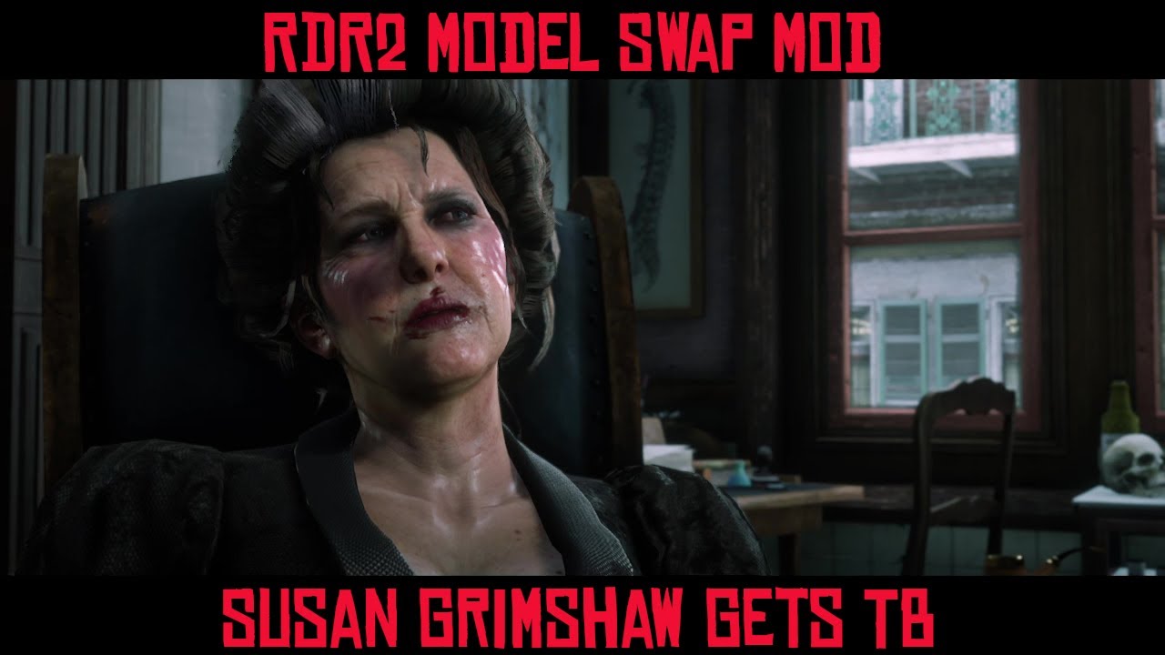 Susan Grimshaw Gets Tuberculosis: Red Dead Redemption 2 Model Swap ...