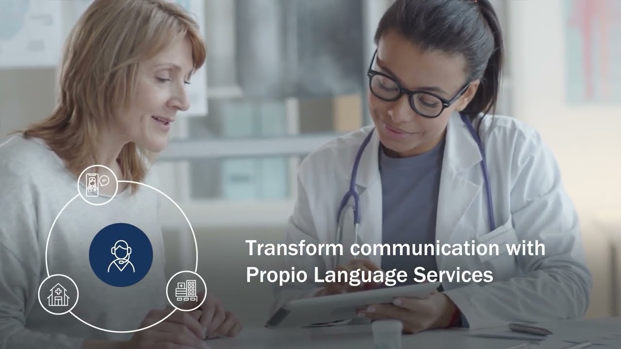 Propio Language Services Company Healthcare Explainer - YouTube