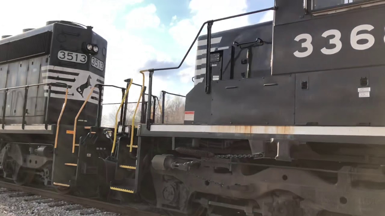 Row of LTEX engines, NS SD40-2’s and more!!! - YouTube
