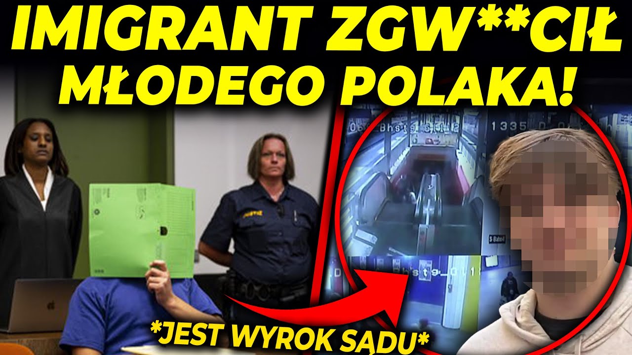 IMIGRANT BRUTALNIE ZAATAKOWAŁ MŁODEGO POLAKA! - YouTube