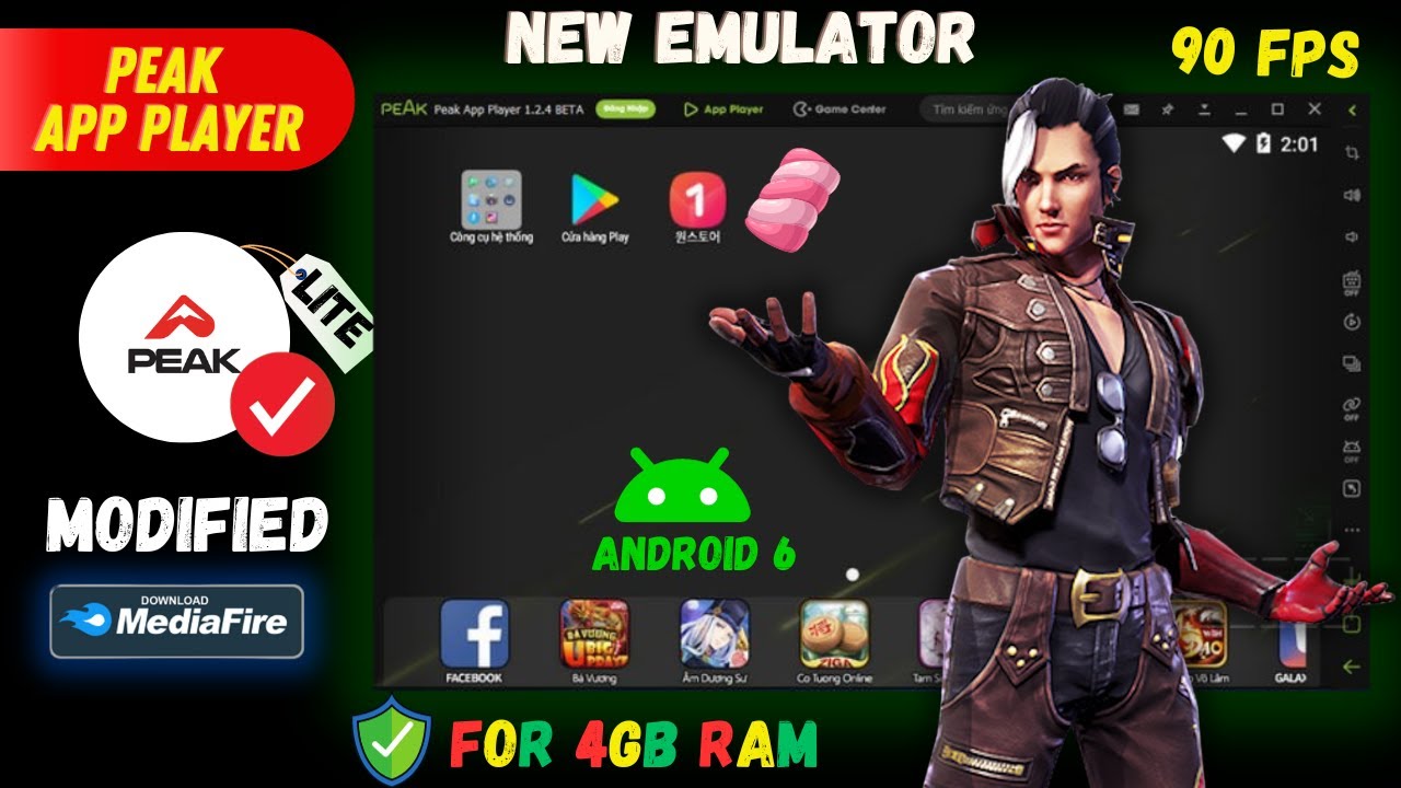 👑New Peak AppPlayer Lite Version, Best Emulator For Low End PC Headshot ...