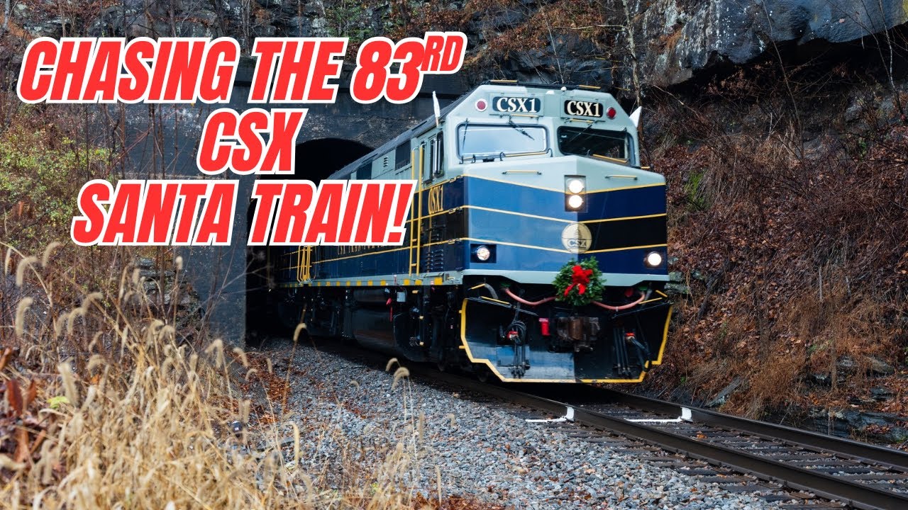 Chasing the CSX Santa Train: 83 Years on the Clinchfield - YouTube