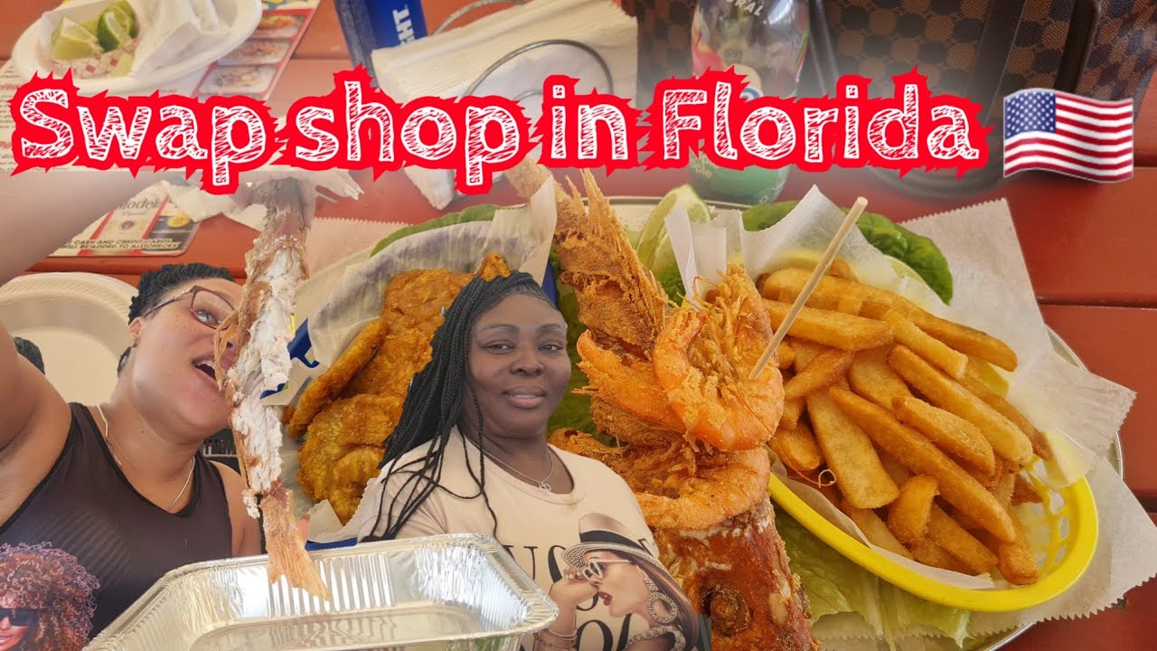 SWAP SHOP FLORIDA 🇺🇲HAVE THE BEST FRIED SNAPPER FISH #SWAPSHOP # ...