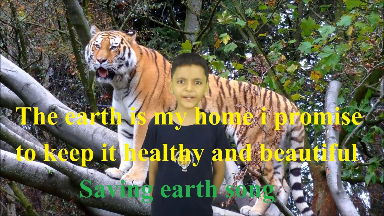 The earth is my home I promise to keep it healthy and beautiful saving ...