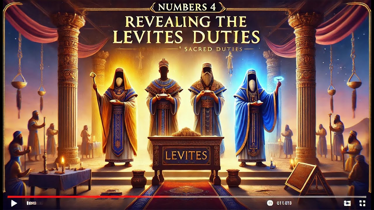 Numbers 4: Revealing the Levites' Sacred Duties - YouTube