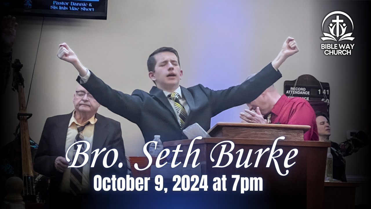 It's Time To Shout!! - Seth Burke | Wednesday Night Live at Bible Way ...