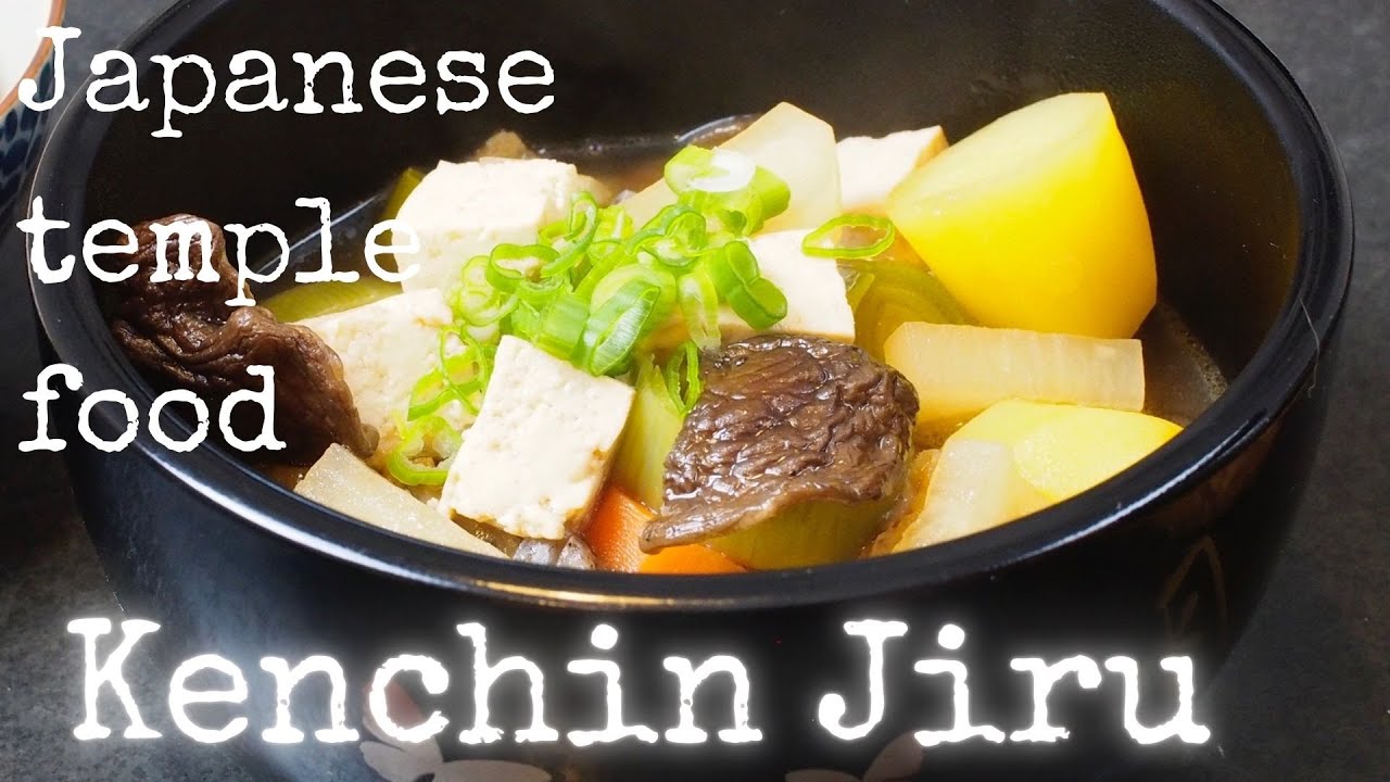 How to make Kenchin jiru - Tofu and Vegetable soup recipe, Authentic ...