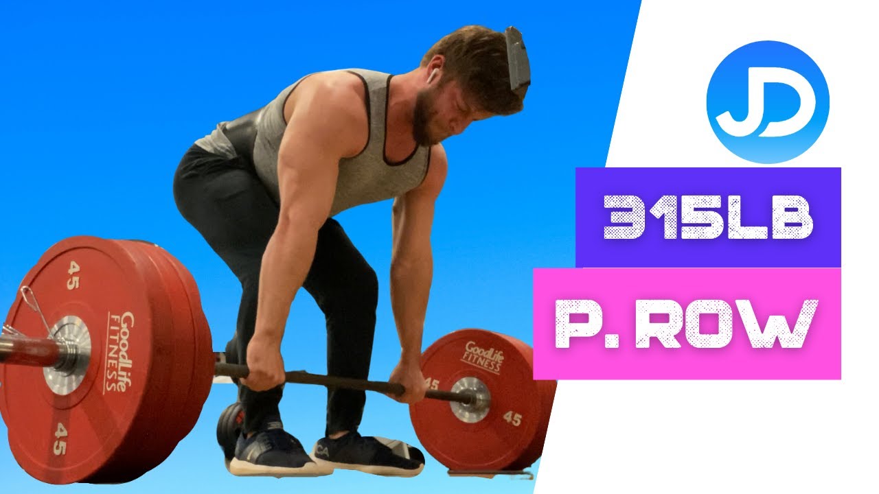 315lb Pendlay Row - Great exercise for back strength #shorts - YouTube