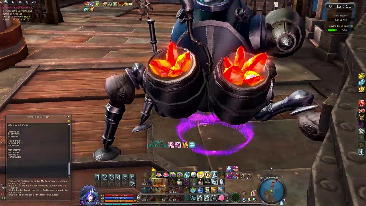 AION-EU 7.5 Steel Rake Fortress (rush + exp +ap) - YouTube